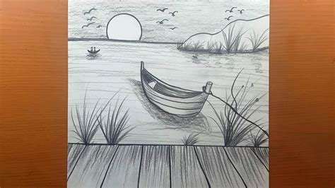 Desenho De Paisagem F Cil De Desenho A L Pis Novos Desenhos A L Pis