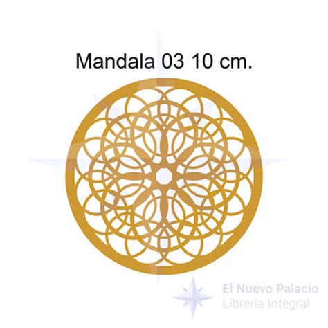 MANDALAS FIBROFACIL DIAMETRO 10 CM MODELO 03 El Nuevo Palacio