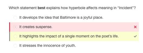 Which Statement Best Explains How Hyperbole Affects Meaning In