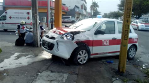 Una Persona Lesionada Deja Aparatoso Accidente En Calles De Veracruz