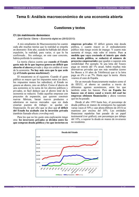 Tema 5 prácticas 3 práctica 5 Tema 5 Análisis macroeconómico de
