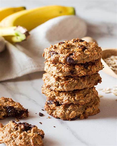 Galletas de Avena y Plátano con Chocolate Shoot the Cook Recetas