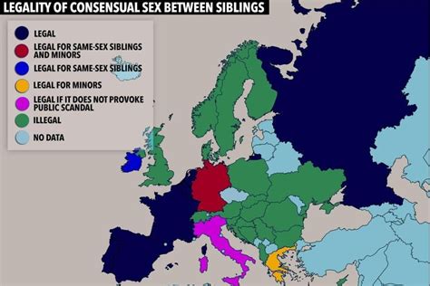 Incest Map Shows Where Sex Between Siblings Is Still Legal In Europe