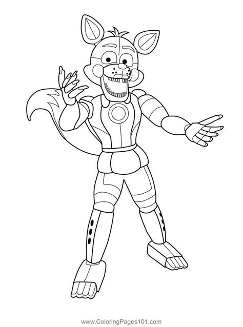 Lolbit FNAF Coloring Page Fnaf Coloring Pages Monster Coloring Pages