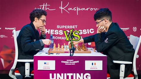 Fabiano Caruana Vs Alireza Firouzja Superbet Chess Classic 2023 R6