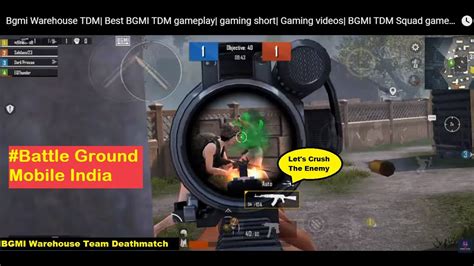 Bgmi Warehouse TDM Best BGMI TDM Gameplay Gaming Short Gaming Videos
