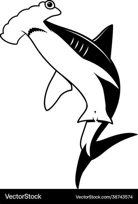 How To Draw A Hammerhead Shark