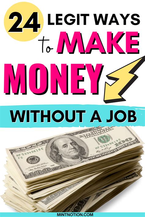 How To Make Money Without A Job Ways To Earn Money Earn Money Online