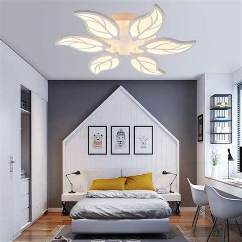 Litfad Lámpara de techo regulable con 6 luces LED estilo nórdico