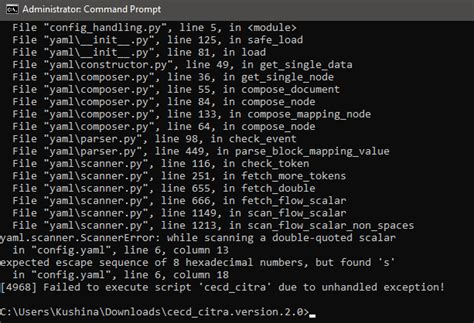 [4968] failed to execute script cecd citra due to unhandled exception · issue 2 · abdyyeee