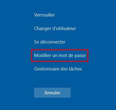 Changer Le Mot De Passe De Windows 10 Facilement Le Crabe Info