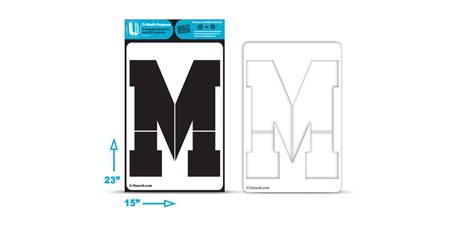 Letter M Stencil Printable