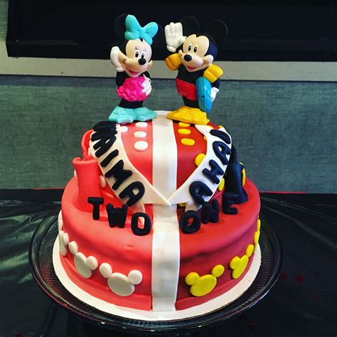 Mickey And Minnie Mouse Cake Mouse Cake Minnie Mouse Cake Cake