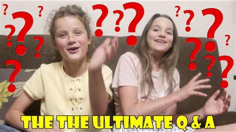 The Ultimate Q A With Annie And Hayley Wk Bratayley Youtube