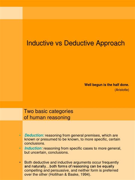 deduction vs induction deductive reasoning argument