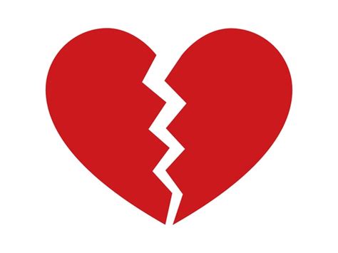 Broken Heart Emoticon Facebook