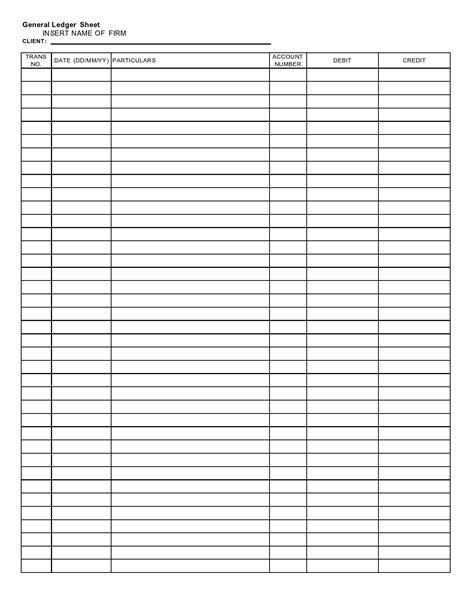 38 Perfect General Ledger Templates Excel Word ᐅ TemplateLab