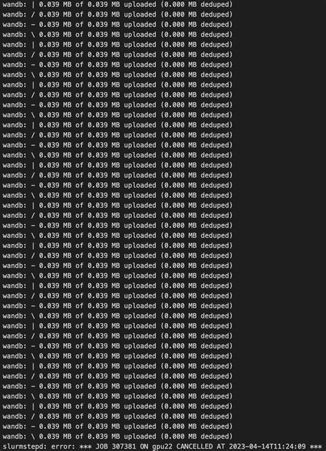[cli] wandb finish stuck when uploaded all data · issue 4929 · wandb wandb · github