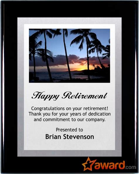 Black Piano Finished Wood Plaque Custom Award Plaque Employee