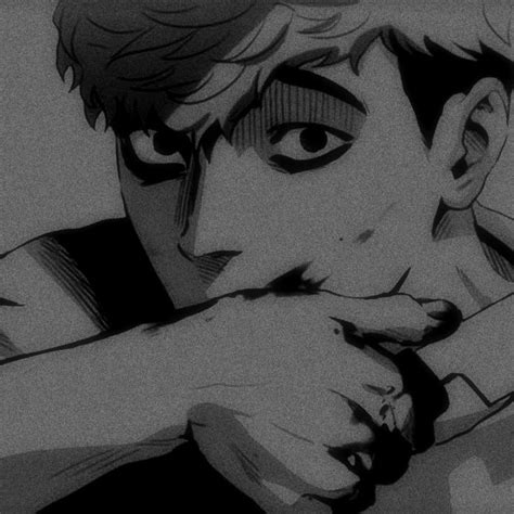 An Anime Character With Blood On His Face