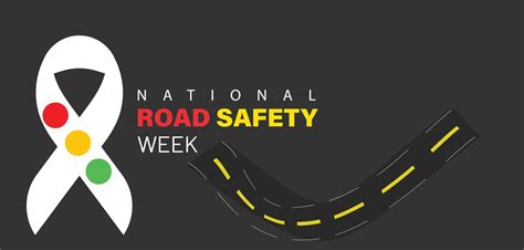 National Road Safety Week Template For Background Banner Card