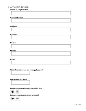 Fillable Online COMMUNITY CHEST APPLICATION FORM Fax Email Print