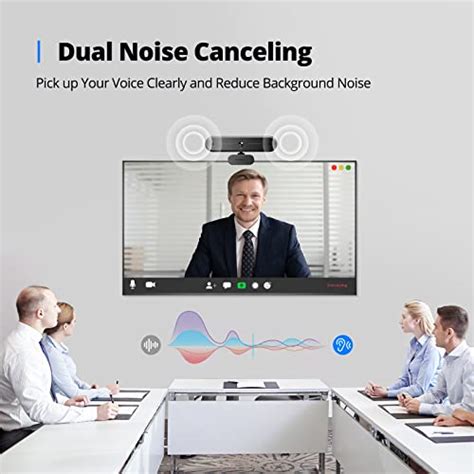 DEPSTECH 4K Webcam DW40 Webcam With Microphone Autofocus HD Web Camera