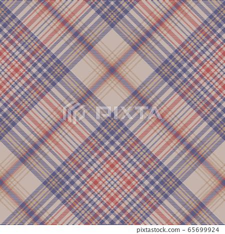 Tartan Clan Check Fabric Texture Seamless Pattern Stock Illustration