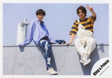 駿河屋 King Prince 永瀬廉髙橋海人 横型全身 シングルなにものMVジャケ写オフショット 公式生写真男性生写真