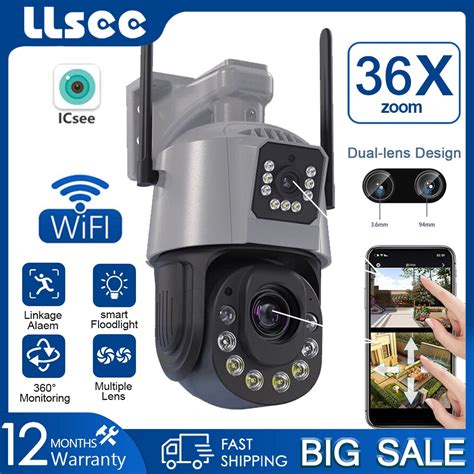 Llsee Icsee K Mp Wifi Cctv Outdoor Wireless Camera Degree X
