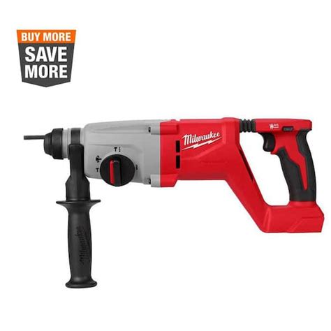 Milwaukee M18 18V Lithium Ion Brushless Cordless 1 In SDS Plus D