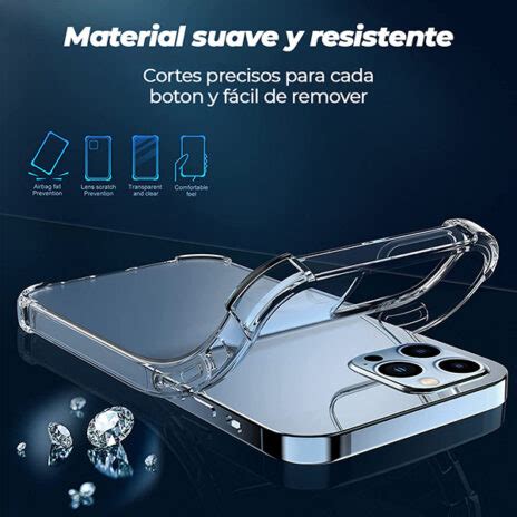 Carcasa Iphone 13 Pro Transparente Reforzada Ccstech
