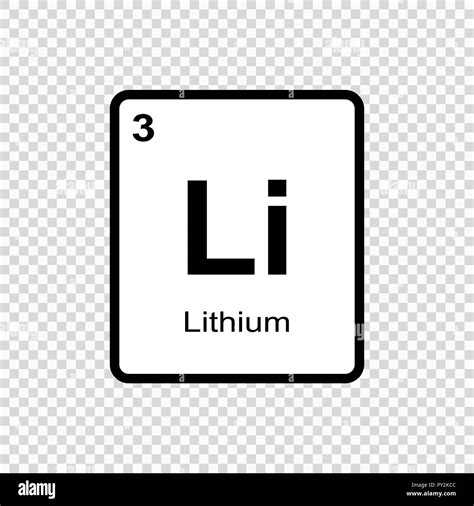 Lithium Atomic Structure Stock Vector Images Alamy