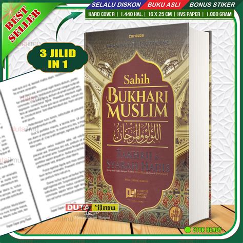 Jual Terjemah Shahih BUKHARI MUSLIM Takhrij Syarah Hadis 3 In 1