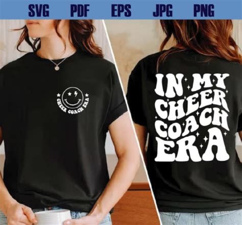 In My Cheer Coach Era SVG Cheer Coach SVG Cheer Coach Retro Wavy SVG