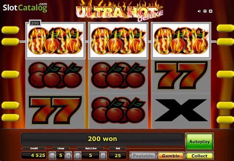 Ultra Hot Deluxe Slot Free Demo Review Greentube