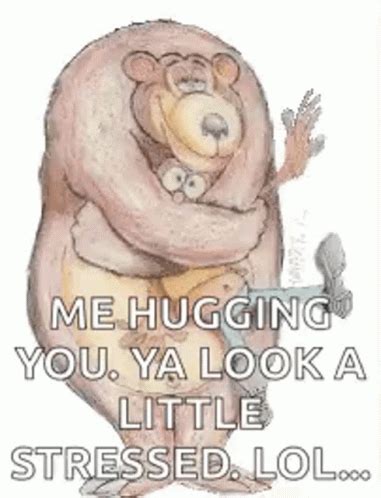 Sending You A Hug I Hug You Cool Gifs Embrace Stress Greetings