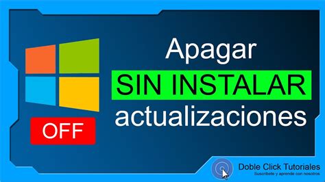 Apagar Windows 10 Sin Instalar Actualizaciones