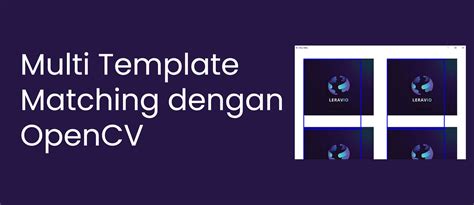 Multi Template Matching Dengan Opencv Leravio