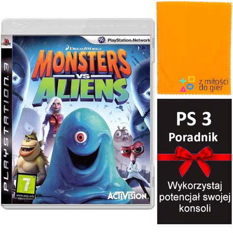 Gra Dla Dzieci Na PS3 DREAMWORKS MONSTERS VS ALIENS Potwory Kontra Obcy