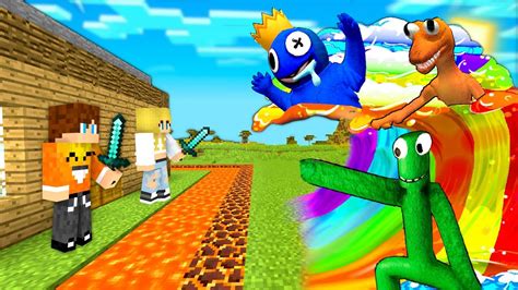 TAJNA BAZA Vs TSUNAMI RAINBOW FRIENDS W Minecraft YouTube