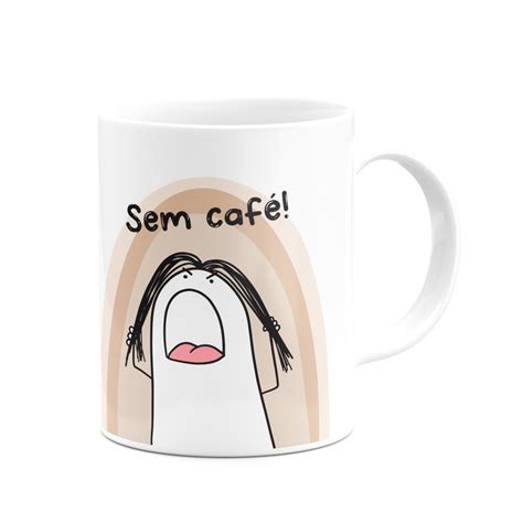 Caneca Flork Meme Caf Sem Caf