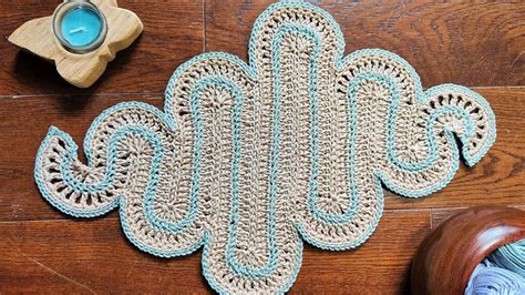 Unique And Original Crochet Table Runner Tutorial Part 2 YouTube