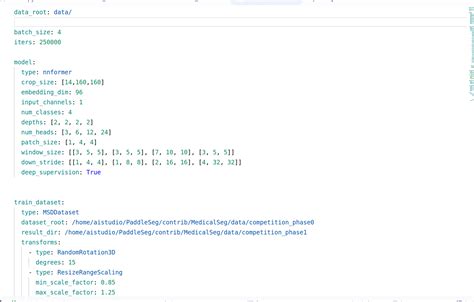 medicalseg nnformer相关 其他数据集向数据集acdc格式的转换 · issue 2935 · paddlepaddle paddleseg · github