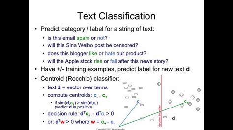 text classification 1 centroid method youtube