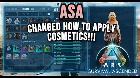 Ark Survival Ascended Changed How To APPLY Custom Cosmetics YouTube