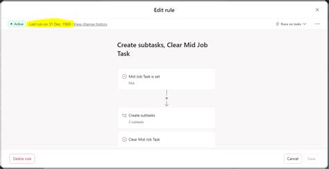 Rules Not Being Triggered When They Have The Variables For The Task