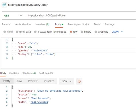 Java Custom Error Handler A Spring Boot RequestBody DTO Class With