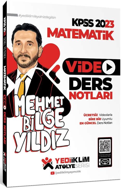 Yediiklim Yayınları 2023 kpss Atölye Serisi Matematik Video Ders