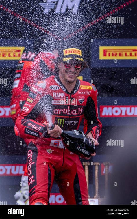 Montmelo Spain 24th Mar 2024 Nicolo Bulega Of Aruba It Racing